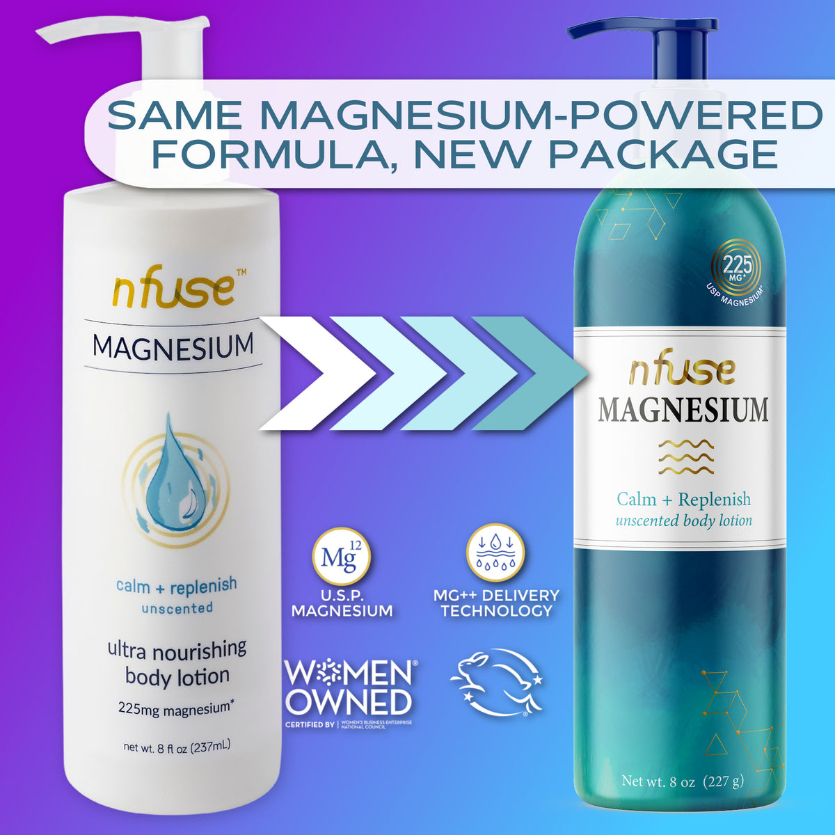 Same Magnesium-Powered Formula, New Package | nfuse